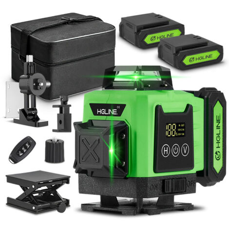 Livella laser 4 x 360°, strumento di livellamento incrociato ...