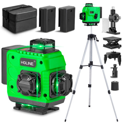 Livella laser 4 x 360°, strumento di livellamento incrociato ...