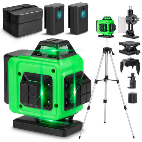 Livella laser 4 x 360°, strumento di livellamento incrociato ...