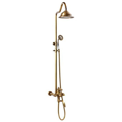 Silla Élégant Colonne de Douche retro avec Mitigeur Réglable en Hauteur ...