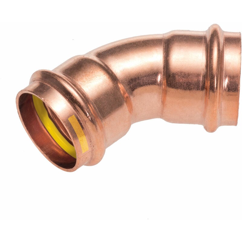 Coude cuivre à sertir GAZ 45° Femelle Femelle Ø14 Coude cuivre à sertir GAZ 45° Femelle Femelle Ø14