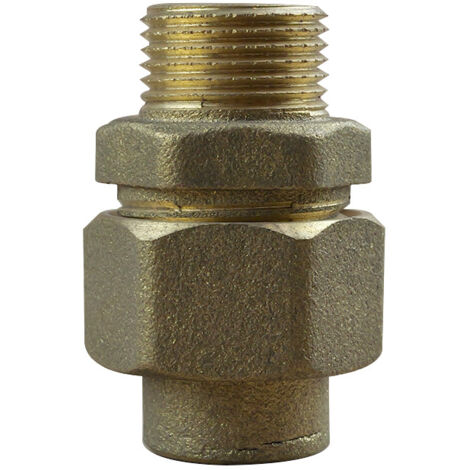 Raccord Union Mâle 3 pièces 341 GCU Ø3/8" (12/17) - Cuivre Ø12 - Arcanaute