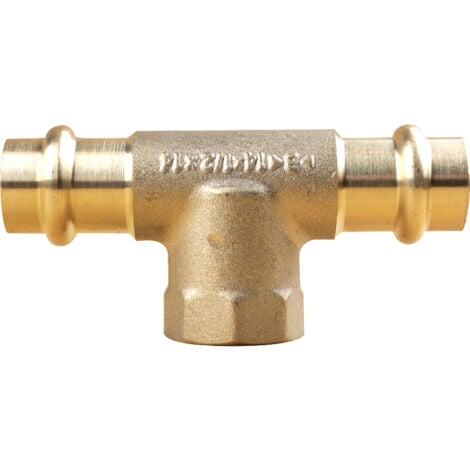 Té laiton à sertir Femelle Ø14-1/2-14