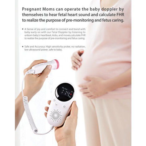 Fetal Movement Fetal Heart Sound Monitor, tragbarer LCD-Bildschirm ...