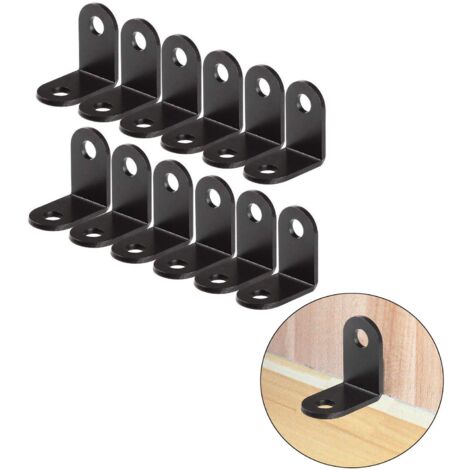20 Stück 90-Grad-Winkelhalterung, 26 x 26 mm, Winkelhalterung, Stahl ...