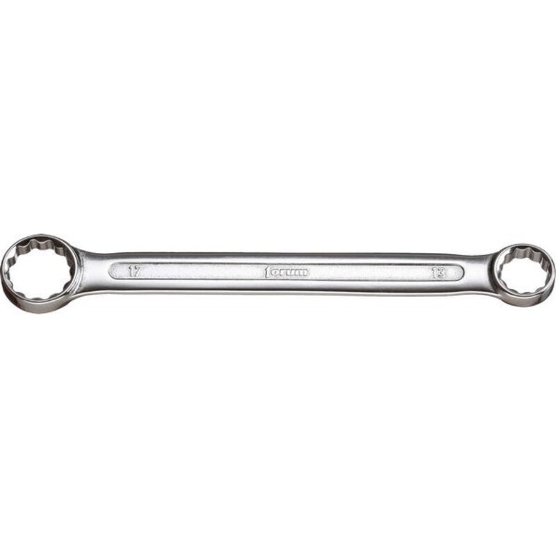 Clé polygonale double coudée, DIN 837 B, poli, Cote s/plats : 18 x 19 ...