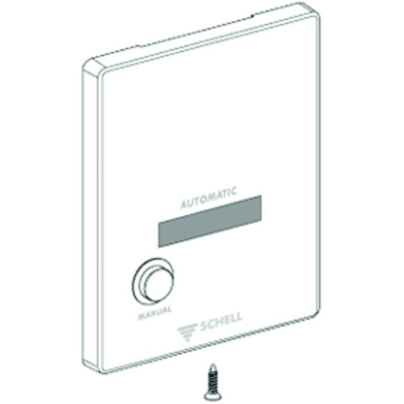 SCHELL Plaque frontale WC EDITION E man.