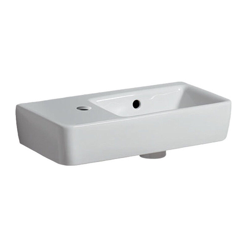 Lavabo RENOVA COMPACT 500x250mm Abl L HL gauche blanc KT