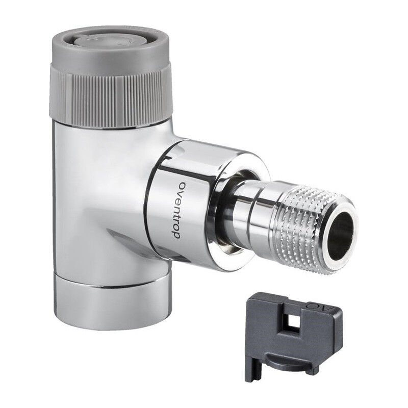 ROBINET EQUERRE SERIE EQ, DN 15, M30x1,5, BLANC PULVERISE