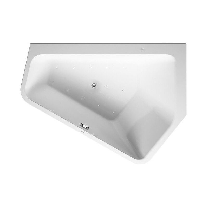 Baignoire bain à remous Duravit PAIOVA 5 angle droite 205 l 177x1300 ...