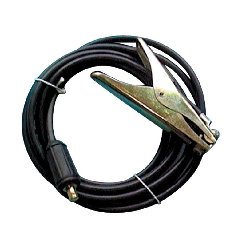 Câble de masse surmoulé 300 A Longueur.4m D-Ø 35 mm² fiche KS 50 caoutchouc