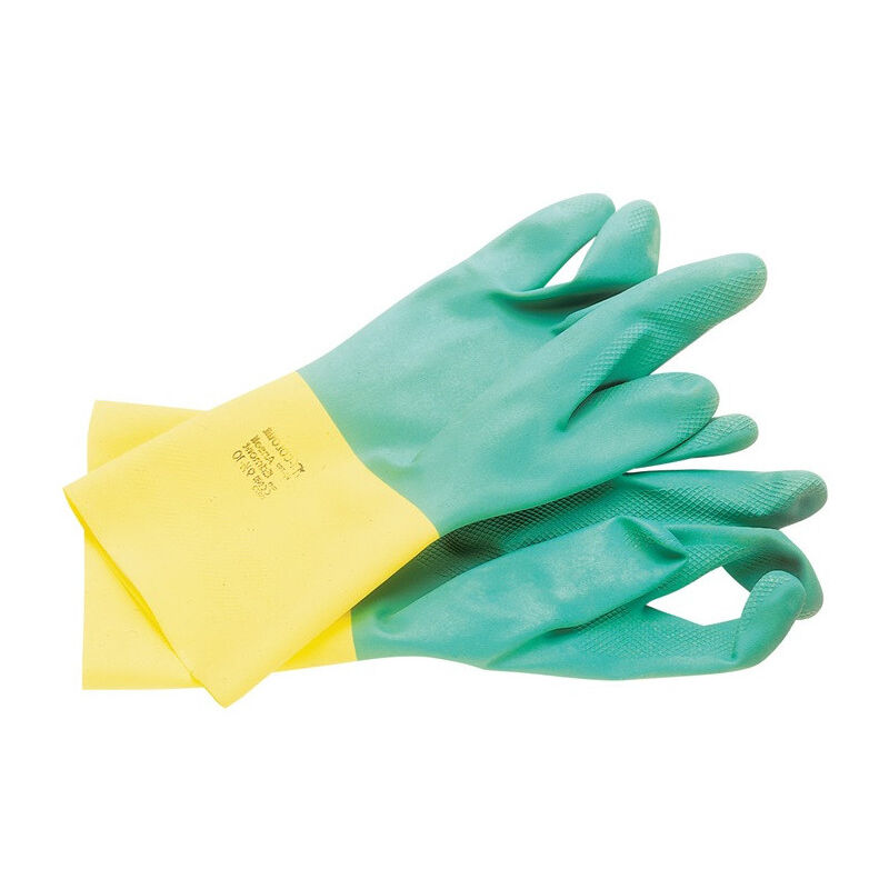 Gant de protection chimique AlphaTec® 87-900 Taille 7.5-8 vert/jaune EN ...