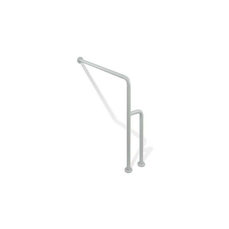 Barre de support sol-mur Hewi SERIE 801 B 834mm. H 850mm. d: 33mm gris ...