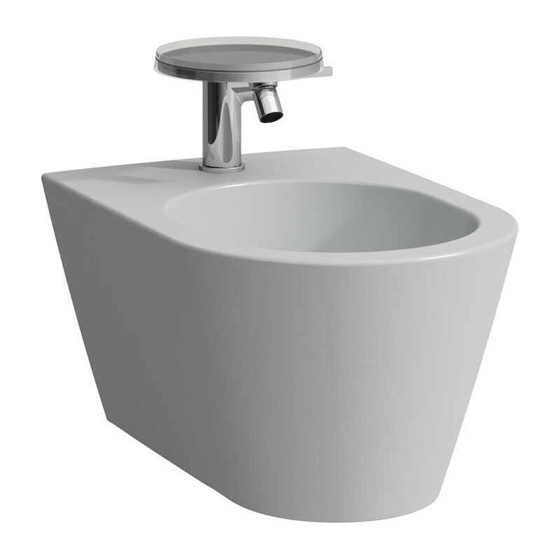 Bidet mural KARTELL 1 robinet version gris LAUFEN
