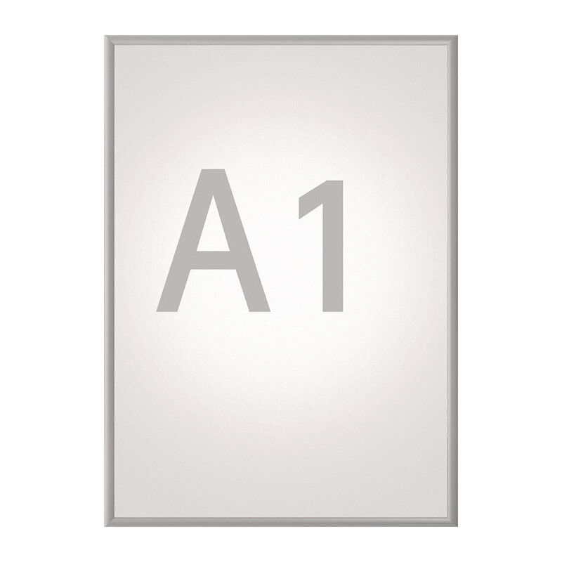Affiche dépliante format DIN A1 aluminium anodisé MAUL