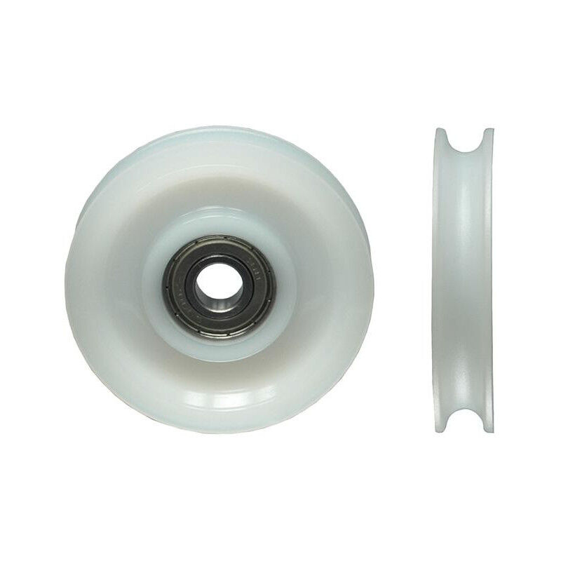 Poulie plastique large