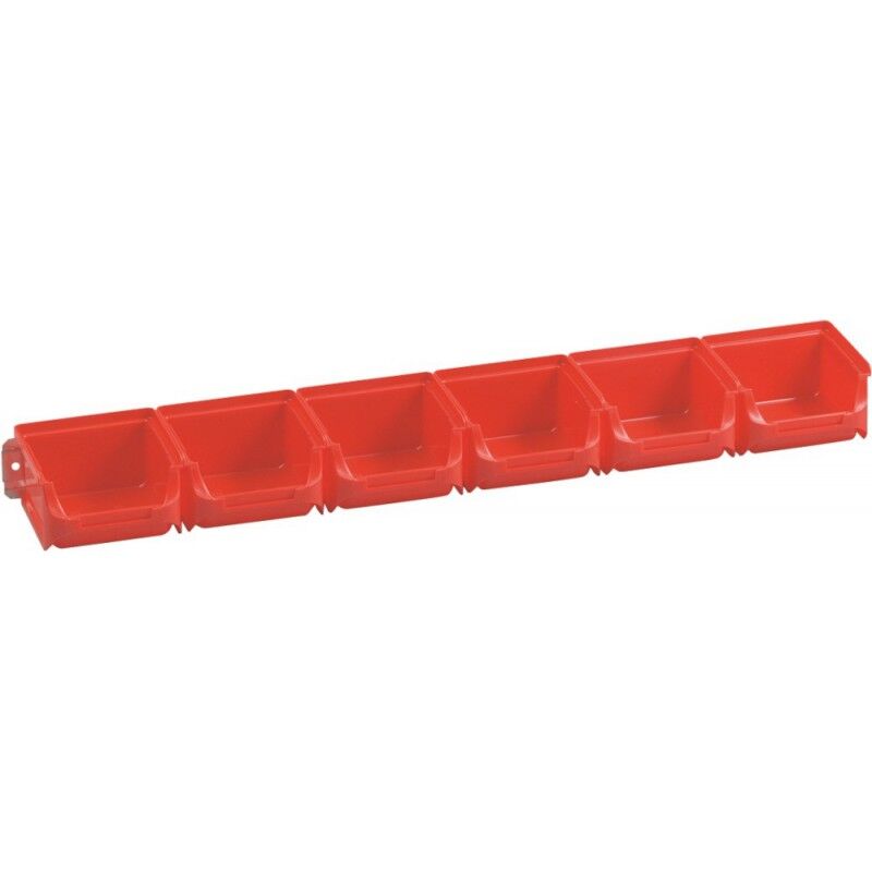 Set bac rangement rouge
