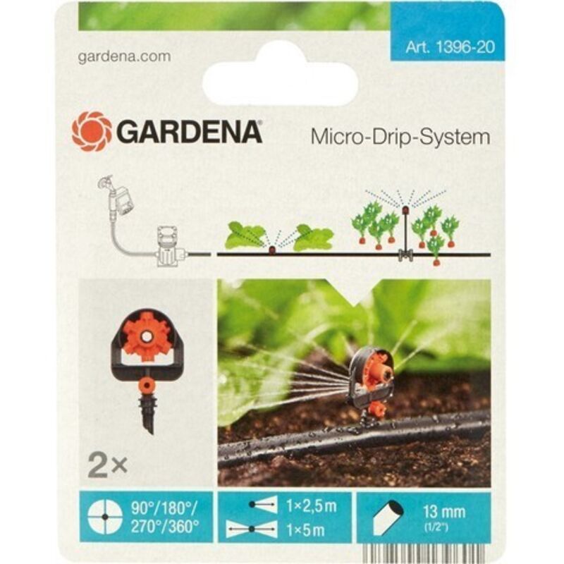 Gardena Micro-asperseur Micro-Drip-System Noir/Orange 35 x 20 x 19 cm ...