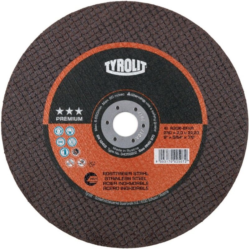 Disque de coupe inox A30R-BFXA 115x2,5mm Tyrolit