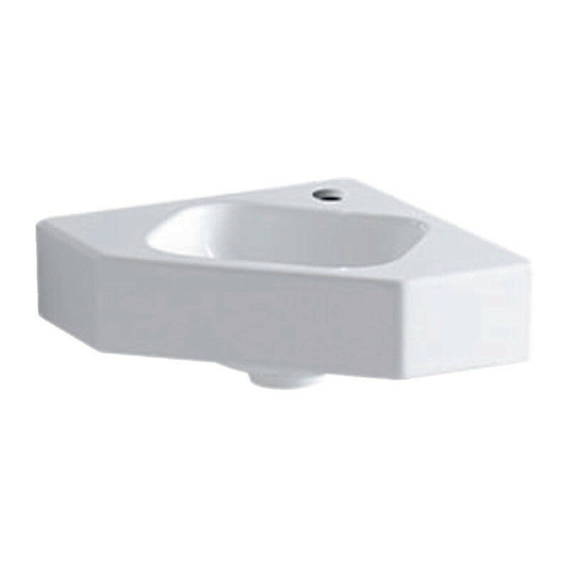 Lave-mains d'angle iCon pied longueur 330 mm blanc GEBERIT