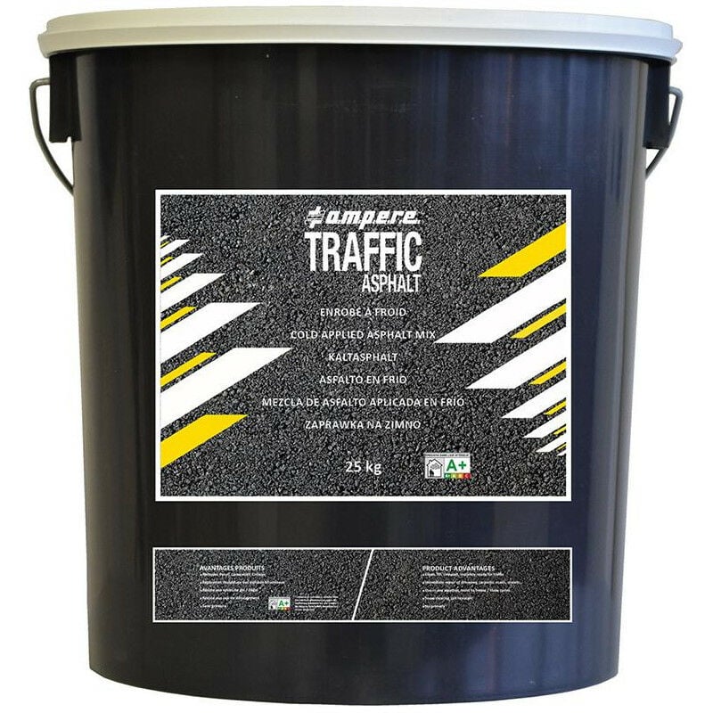 Asphalte à froid monocomposant godet 25kg Traffic Asphalt