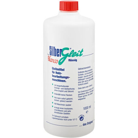 Lubrifiant liquide bouteille 1000ml SilberGleit Blanco