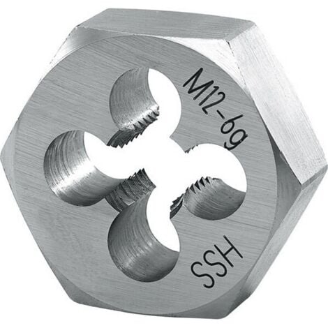 Filière 6 pans, filetage métrique, Filetage : M20, Pas 2,50 mm, Cote s ...