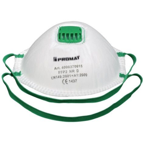 Masque de protection respiratoire Sky EN 149:2001 + A1:2009 FFP2 NR D PROMAT