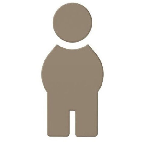 Symbole Homme SERIE 801 autocollant. Polyamid sand
