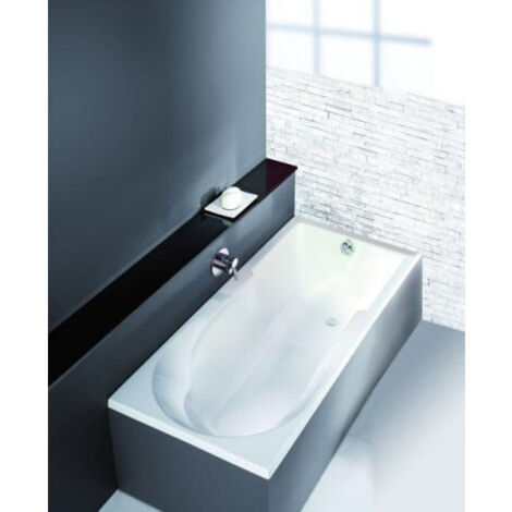 Baignoire Hoesch SPECTRA 1700x800x480mm. avec zone de douche blanc