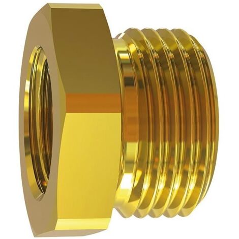 Raccord F1.1/4 sur F1 mod. court/laiton Riegler