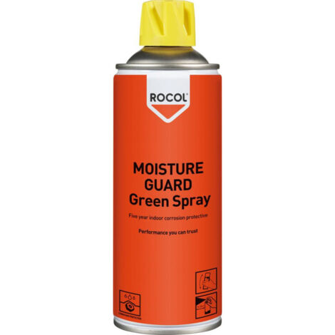 ROCOL Spray antirouille temporaire (vert) 400ML Moisture Guard (Par 12)