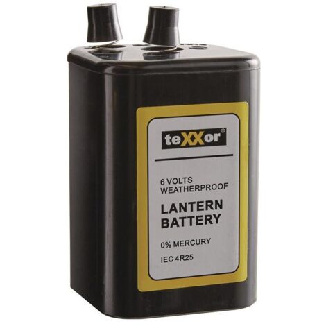 Batterie 3600 6 V 7 Ah IEC 4R25 TEXXOR