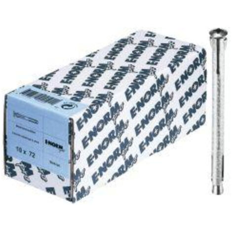 Cheville en métal avec vis universelle 10x112 E-NORMpro (Par 100)