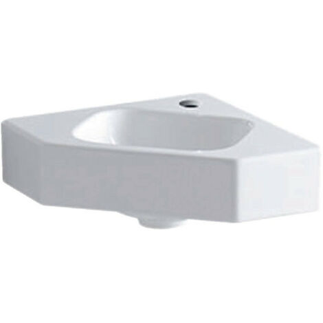 Lave-mains d'angle iCon pied longueur 330 mm blanc GEBERIT