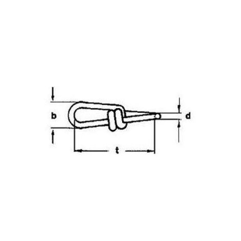 Chaine DIN 5686 galvanisé 2.8 - 30m