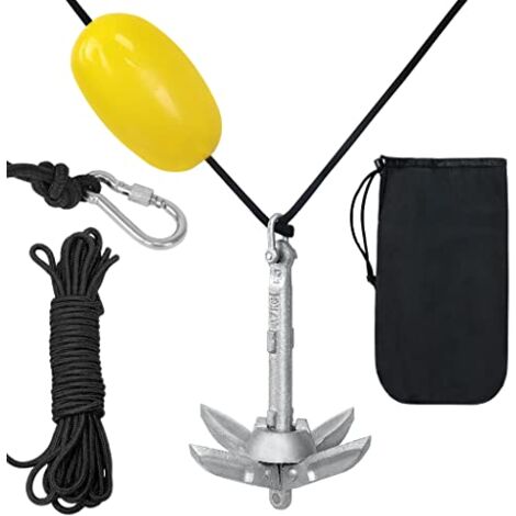 Ancora ancora pieghevole in ghisa zincata a caldo 0,7 kg set di ...