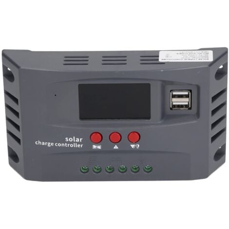 Ej.Life Solarpanel-Laderegler, MPPT-Solarladeregler, 12 V 24 V 10 A USB Smart Control ...