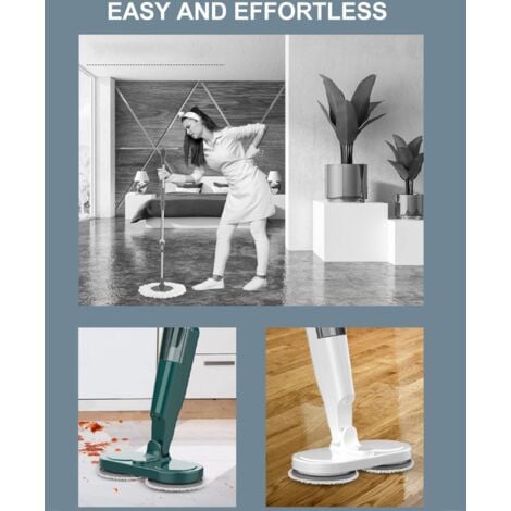 Ej.Life Elektrischer Wischmop, 90-Grad-Drehung Multifunktionaler ...