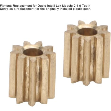 Ej.Life 2 Stück zahnrad ritzel,Mini Motor Zahnrad 9 Zähne 5mm Messing ...