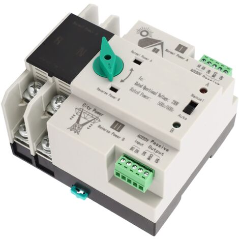 Ej.Life Elektrischer Wahlschalter, Automatischer Umschalter mit ...