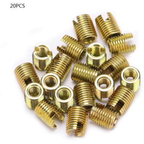 Ej.Life 20 Stücke 302 Kohlenstoffstahl Selbstschneidende Gewindeeinsatz ...