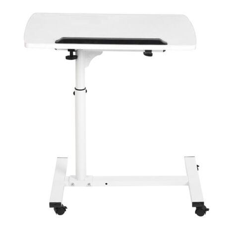 Rosvola Wakects Computertisch mit Rollen, tragbar, hhenverstellbar ...