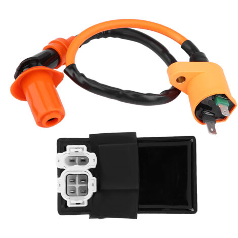 Ej.Life 2 Stücke Zündspule DC CDI Box Kit für Kymco SYM Vento Roller GY6 Motor 125CC 150CC