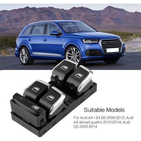 Fensterheber-Steuerschalter Kompatibel mit A4 S4 B8 Q5 Fensterseitiger ...
