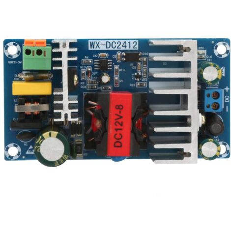 Schaltnetzteilplatine,WX-DC2412 Netzteilmodul 12V 8A 100W ...