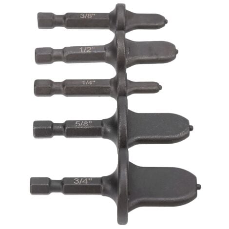 Swaging Tool Drill Bit Set, 5 PCS Rohraufweiter, 1/4 Zoll 3/8 Zoll 1/2 ...
