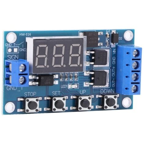 Timer Delay Switch Platine 12V 24V Timing Relay Modul Trigger Cycle ...