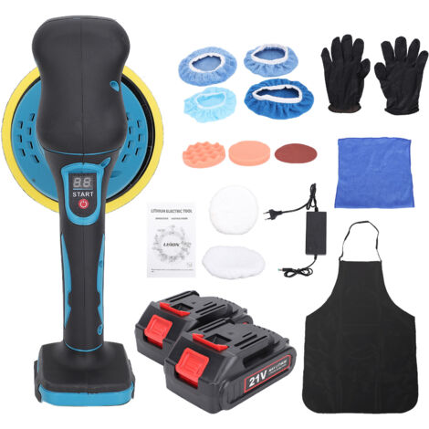 Ej.Life 21-V-Autopolierer mit 2 Akkus, bürstenloser Motor, kabelloser ...