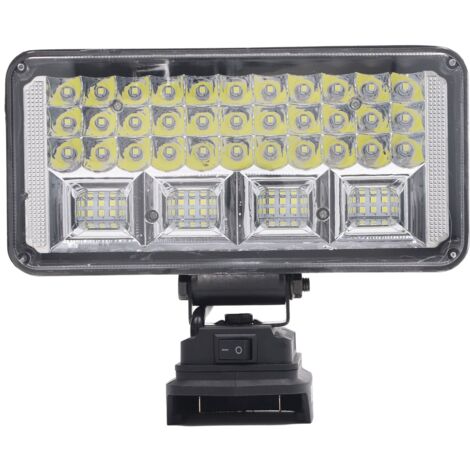 6000lm Lithium-Akku-LED-Lampe, tragbare kabellose LED-Arbeitsleuchte ...